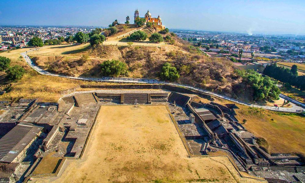 Gran Pirámide de Cholula. Foto: Cholula - Corazón de Puebla. | El Souvenir