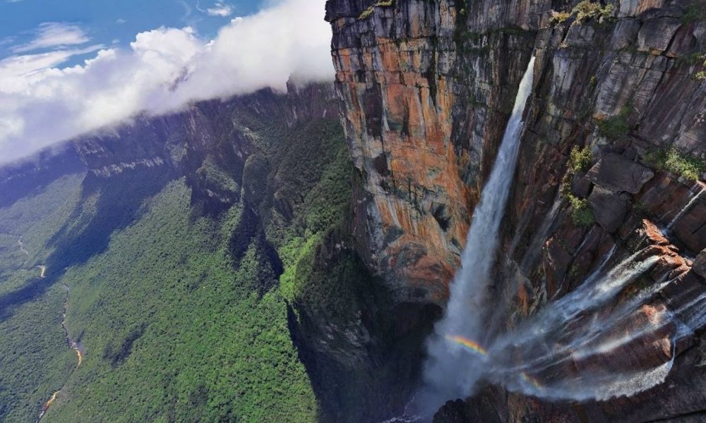 Cascada el salto del angel en Vnezuela: Un salto unico | El Souvenir
