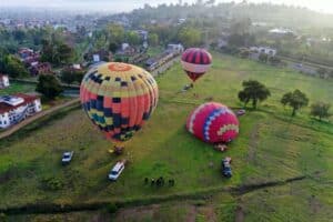 Acariciando las nubes con un vuelo en globo en Tlaxcala | El Souvenir