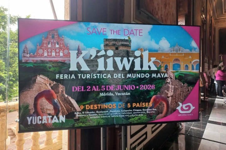 9. Anuncio de “K’íiwik Feria Turística del Mundo Maya 2026”. Foto ...