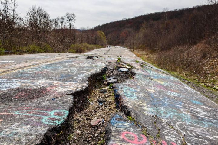 10. Graffiti Highway en Centralia. Foto - Alamy | El Souvenir